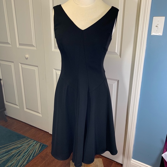 Talbots | Dresses | Talbots Black Dress With Vneckline | Poshmark